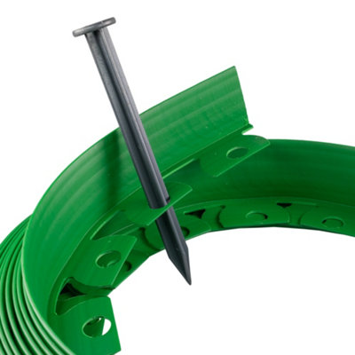 lawn edging pegs,extra peg pack for 10m pack of 40,50 or 60mm edging roll