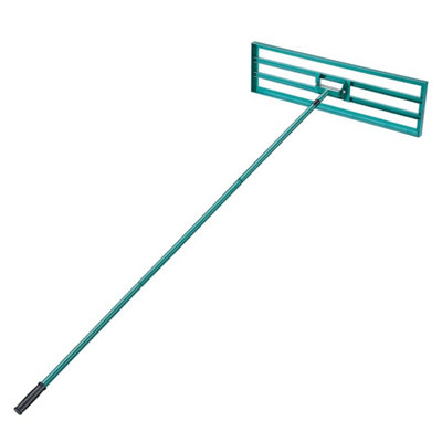 Lawn Leveling Rake 36"x10" Level Lawn Tool with 78" Steel Extended Handle