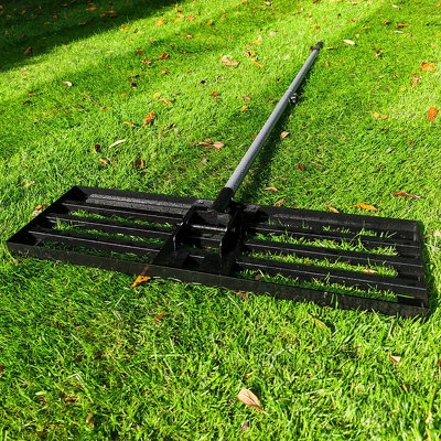 Lawn Leveller Rake / Lawn Lute for Top Soil, Sand, Dressing and Compost ...