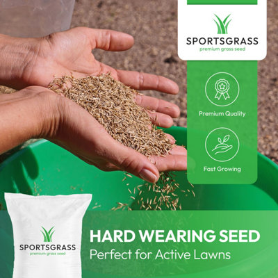 Lawns Direct™ SportsGrass™ 20kg Professional Multi-Purpose Grass Seed ...
