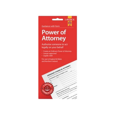 LawPack Power of Attorney Templates Book Red/White (One Size)