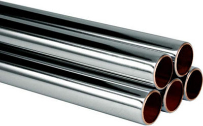 LAWTON CHROME COPPER COMPRESSION PIPE 15MM (DIA) 1000 (L)