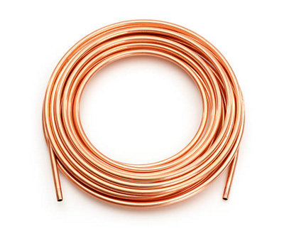 LAWTON COPPER COMPRESSION COIL 8MM (DIA) 1000 (L) | DIY at B&Q