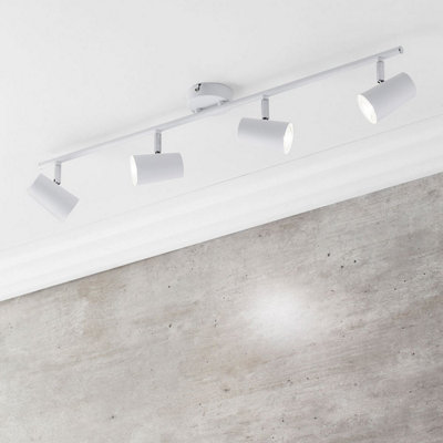 LAYLA - CGC White Four Spotlight Ceiling Bar