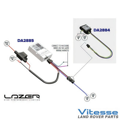 LAZER CAN-LZR Can Bus Interface Dual Output For High Beam & Side ...