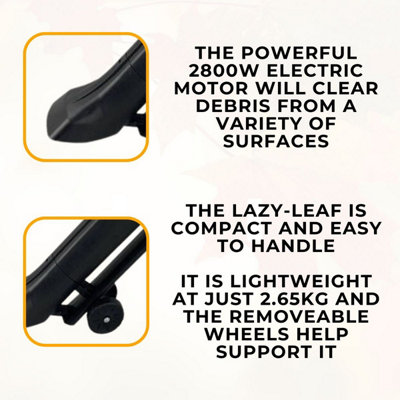 Lazy-Leaf Electric Garden Leaf Blower / Vacuum / Shredder / Mulcher ...