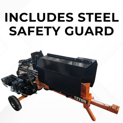 Lazy-Log Hydraulic Log Splitter 12 Ton - Heavy Duty - Trailer Mounted ...