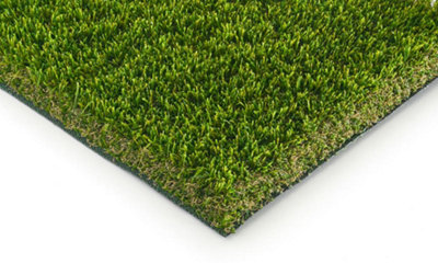 LazyLawn 'Luxury' Artificial Grass 35mm - (W) 4m (L) 25m Full Roll ...