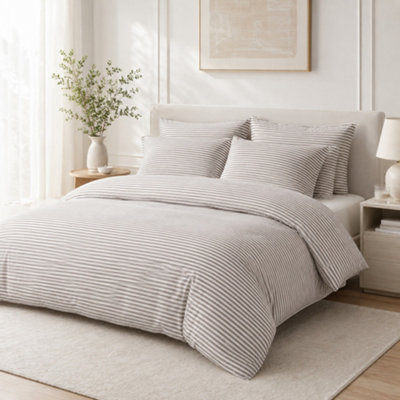 Lazzaro Super King Duvet Set Luxury Brushed Microfiber Super King Duvet ...