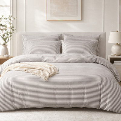 Lazzaro Super King Duvet Set Luxury Brushed Microfiber Super King Duvet ...