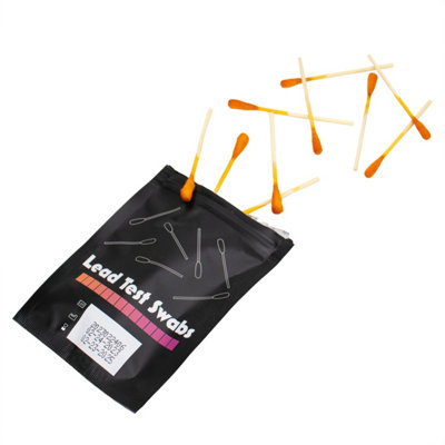 Lead Test Kit - 10 x Instant Testing Swabs for Lead (inc Lead Paint)