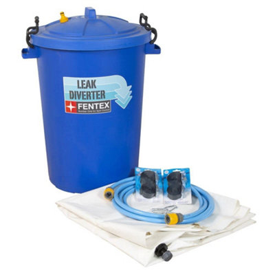 Leak Diverter Complete Kit 300cm x 300cm (White) Large-Scale Ceiling ...