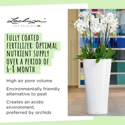 LECHUZA ORCHIDPON Orchid Potting Mix Organic Peat-Free Orchid Compost 6 ...