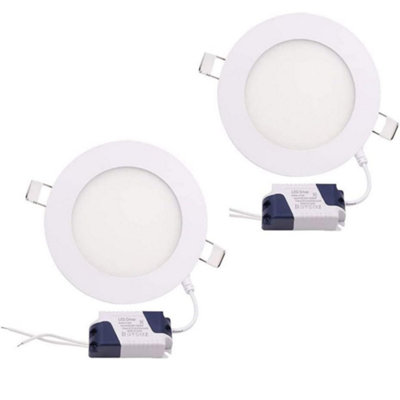 LED 3Watt Energy Saving Slim Recessed Ceiling Cool White Down Lights ...