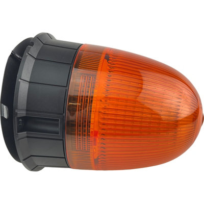 LED Amber Flashing DIN Economy Beacon Magnetic 12v/24v