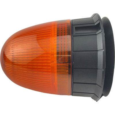 LED Amber Flashing DIN Economy Beacon Magnetic 12v/24v