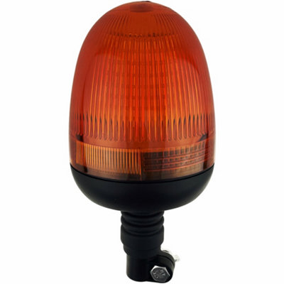 LED Amber Flashing Economy Light Beacon Flexi Din 12v/24v
