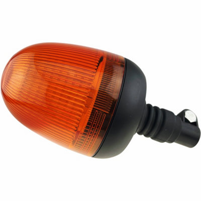 LED Amber Flashing Economy Light Beacon Flexi Din 12v/24v