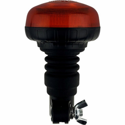 LED Amber Flashing Economy Micro Beacon Flexi Din 12v/24v