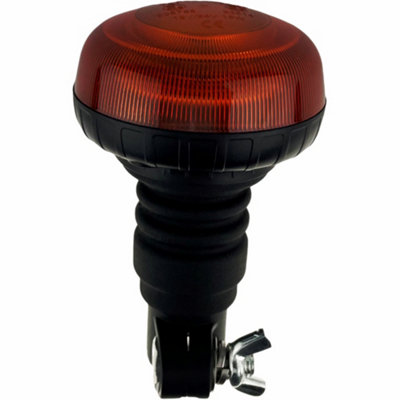LED Amber Flashing Economy Micro Beacon Flexi Din 12v/24v