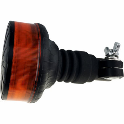 LED Amber Flashing Micro Light Beacon Flexi Din 12v/24v