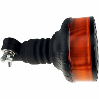 LED Amber Flashing Micro Light Beacon Flexi Din 12v/24v