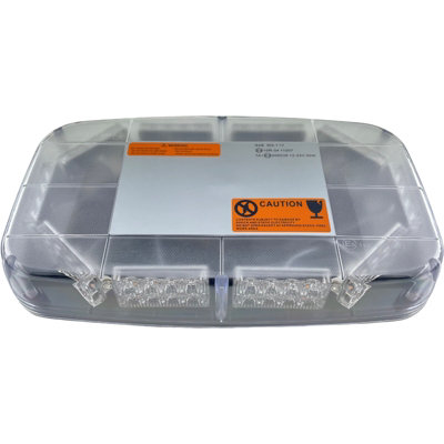 LED Amber Flashing Mini Light Bar Bolt On 12v/24v