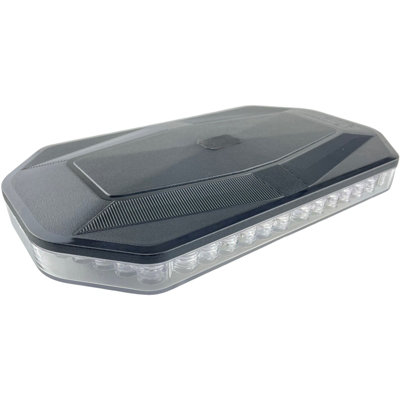 LED Amber Flashing Mini Light Bar Magnetic 12v/24v