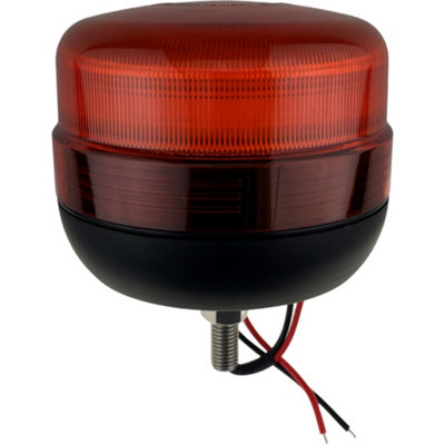 LED Amber Flashing Standard Light Beacon Bolt On 12v/24v