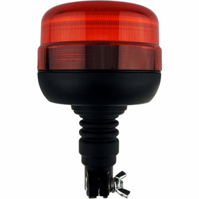 LED Amber Flashing Standard Light Beacon Flexi Din 12v/24v