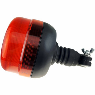 LED Amber Flashing Standard Light Beacon Flexi Din 12v/24v
