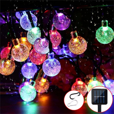 LED Ball Solar Light Party Fairy Outdoor Retro Ball String Lights Patio ...