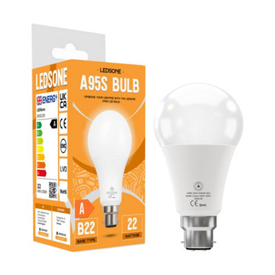 LED Bayonet GLS A95 22W (100W Equivalent) Non-dimmable Cool White 6400K ...