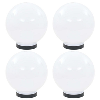 LED BOWL LAMPS 4 PCS SPHERICAL 20 CM FOR GARDENS, PATIOS, PATHS AND YARDS