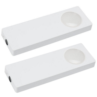 LED Cabinet Wardrobe Lights with Dual IR Hand Wave and Door Sensor ...
