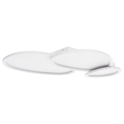 LED Ceiling Lamp MOHANA With Dimmer Metal White