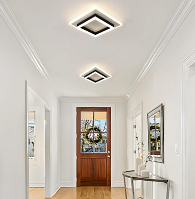 LED Ceiling Light 30W Modern Ceiling Lamp Square Acrylic 40cm