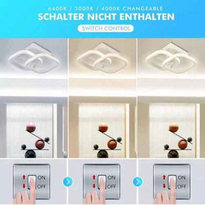 LED Ceiling Light Chandelier, Modern Lighting for Living Room, Bedroom