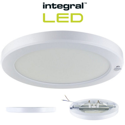 LED Ceiling Light with PIR Sensor Adjustable Wattage 4000K Non Dimmable