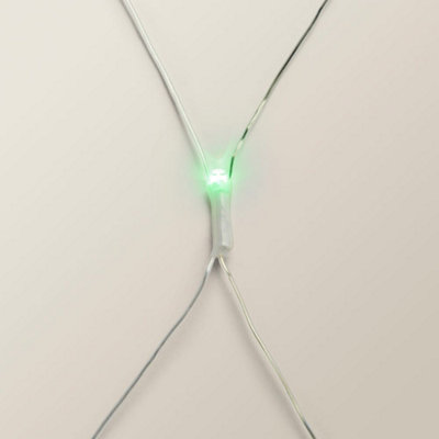LED Christmas Net String Plug In Fairy Lights Multi-Coloured