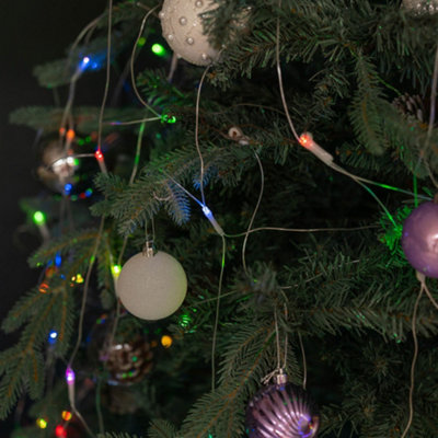 LED Christmas Net String Plug In Fairy Lights Multi-Coloured