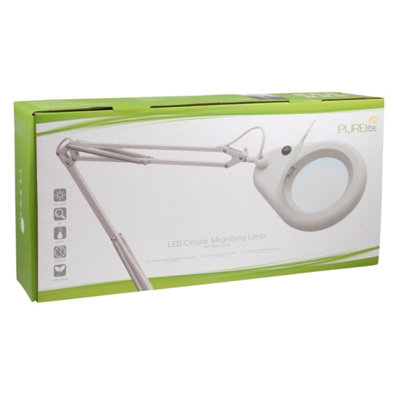 LED CIRC MAG LAMP - MAGNIFYING LAMP: CIRCULAR: LED - PURELITE
