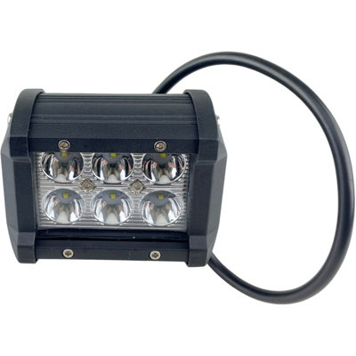 LED Clear Flashing Work Light Bolt On 12v/24v
