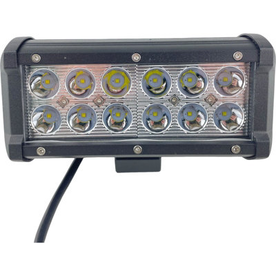LED Clear Flashing Work Light Bolt On 12v/24v