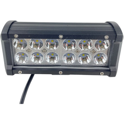 LED Clear Flashing Work Light Bolt On 12v/24v