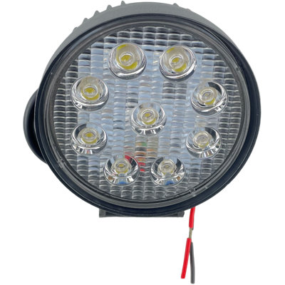 LED Clear Flashing Work Light Bolt On 12v/24v