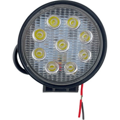 LED Clear Flashing Work Light Bolt On 12v/24v