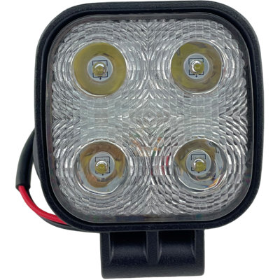 LED Clear Flashing Work Light Bolt On 12v/24v