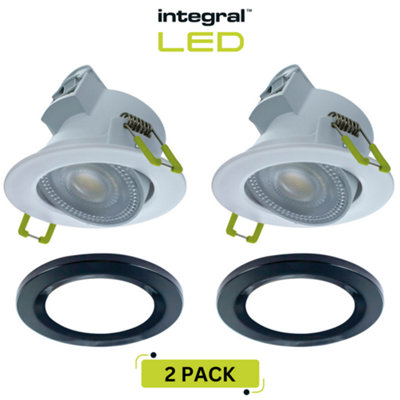 LED Downlights IP44 Tiltable 5.5W 550LM 3000/4000/6500K Switchable CCT ...