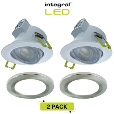 LED Downlights IP44 Tiltable 5.5W 550LM 3000/4000/6500K Switchable CCT ...